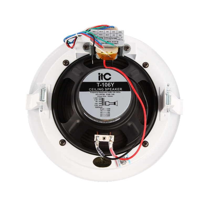 ITC T-106Y Динамик потолочный 1.25Вт-2.5Вт-5Вт-10Вт от компании Intant